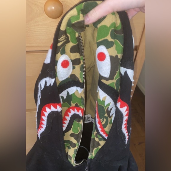 Bape | Shirts | Bape Camouflage Fullzip Hoodies 2 Hoods | Poshmark